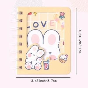 SimplyBeautyful | Other | Cute Cartoon Spiral Coil Notebook Notepad 8 ...
